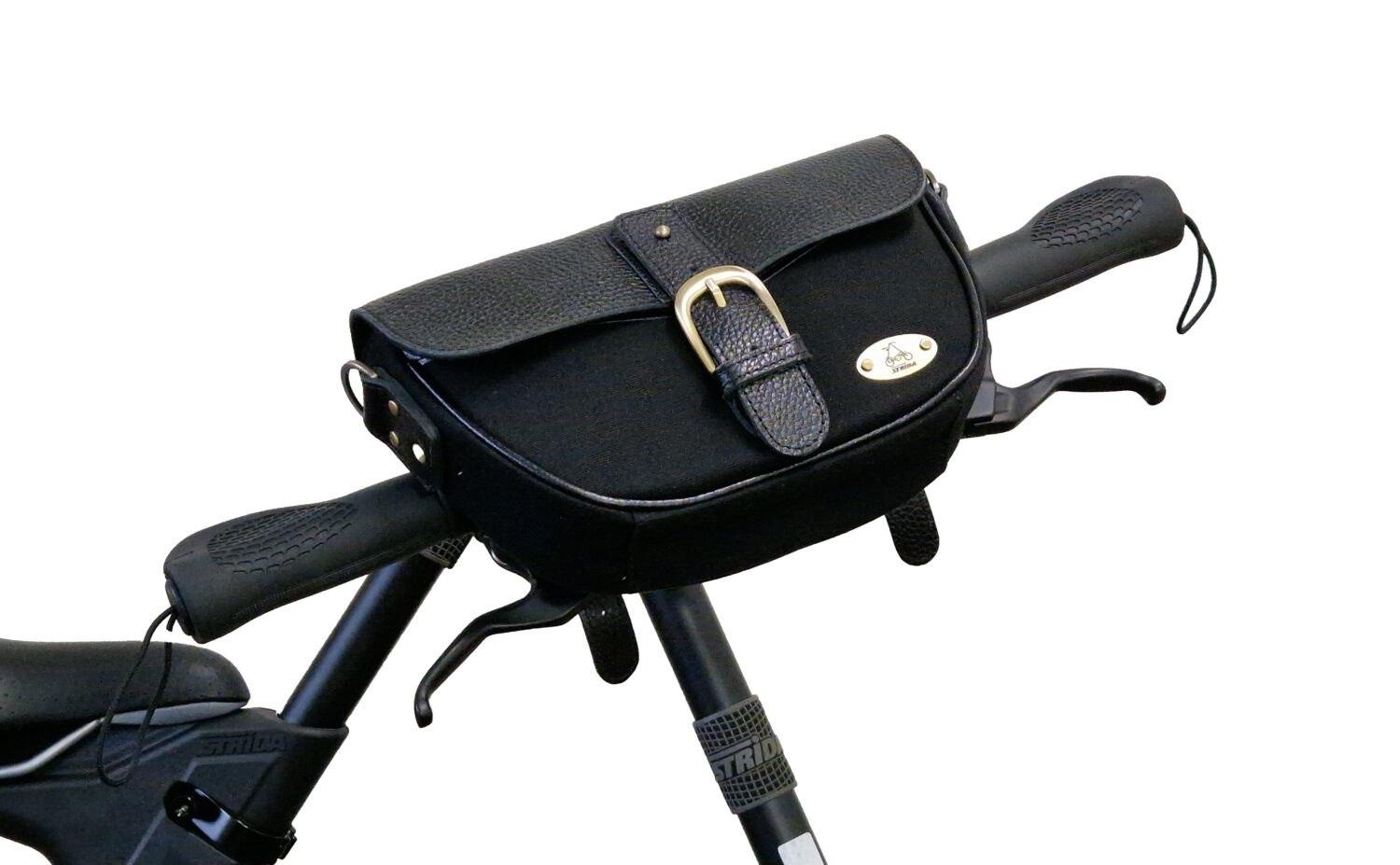 Leather STRIDA Handlebar Bag - STRIDA Folding Bikes